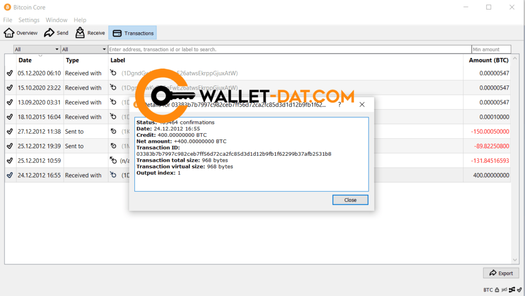 28.331 ₿ - Wallet.dat files for BTC & Altcoins