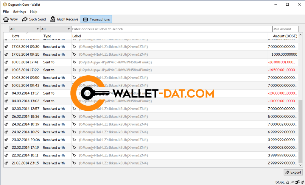 116001027 Ð - Wallet.dat files for BTC & Altcoins
