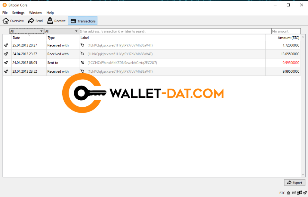 14.775 ₿ - Wallet.dat files for BTC & Altcoins